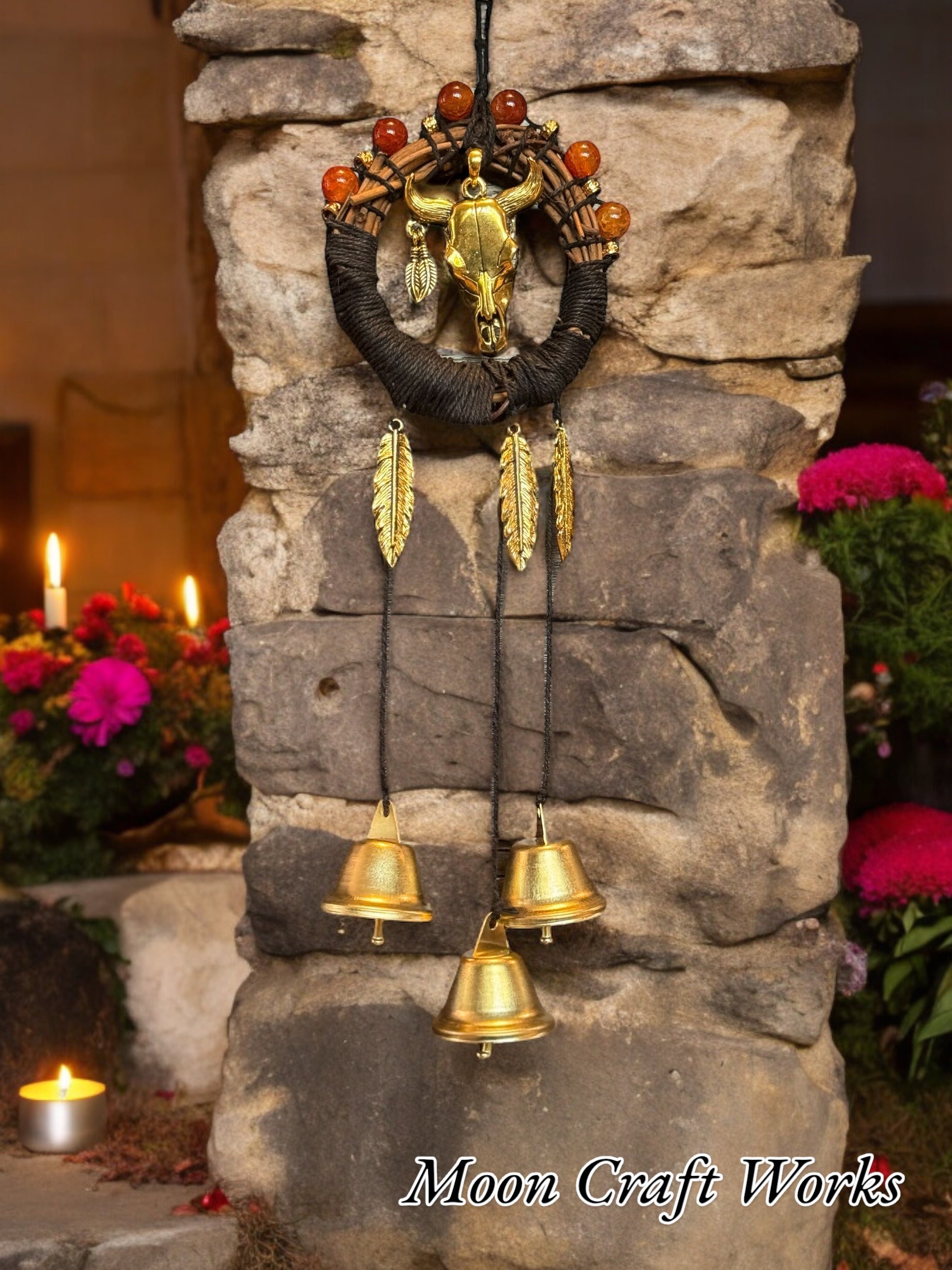 Blazing Sun Witch Bells | Moon Craft Works