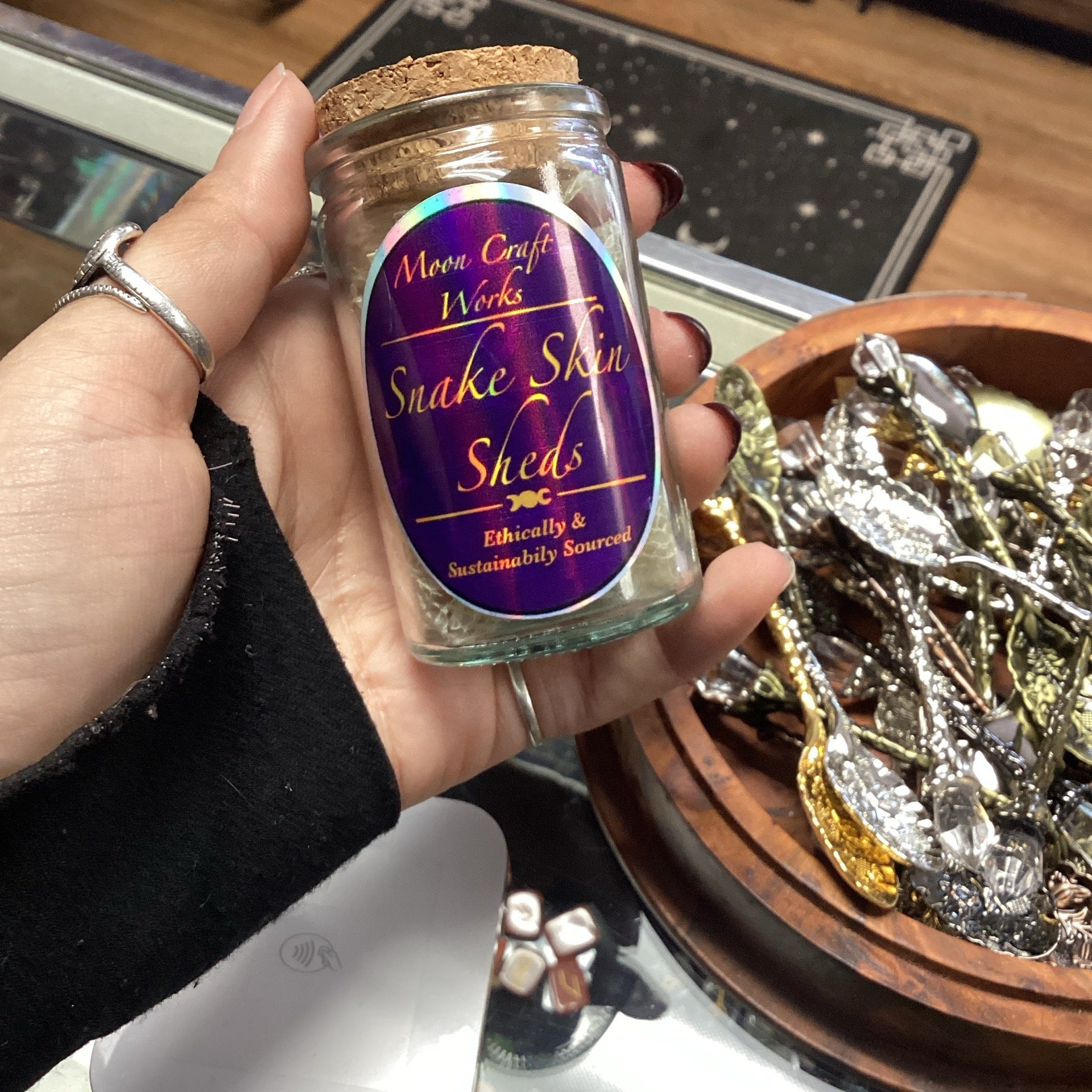 Snake Skin Sheds Bottles | Moon Craft Works